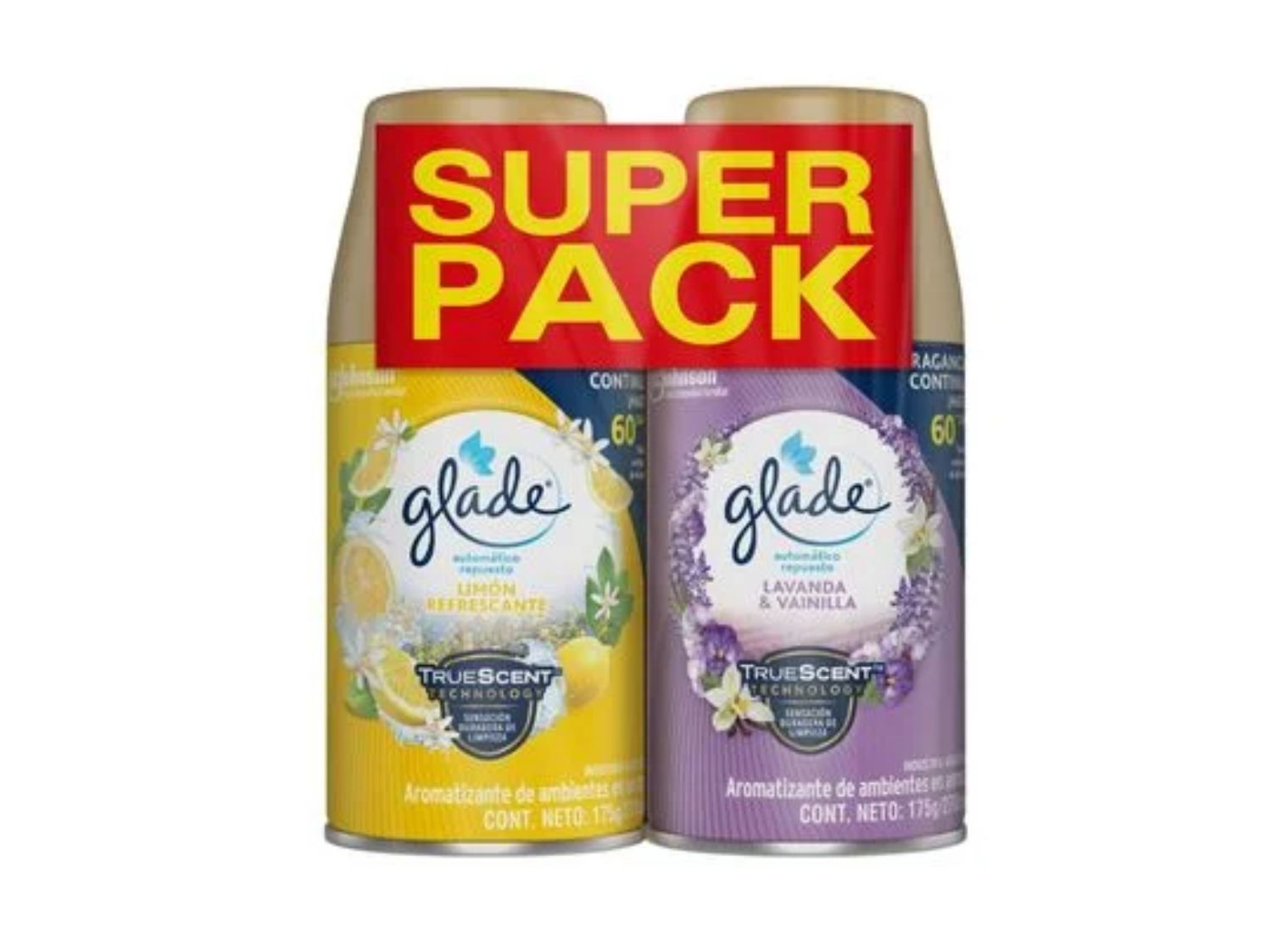 DESODORANTE DE AMBIENTE GLADE AUTOMATICO TWIN PACK - Cofas