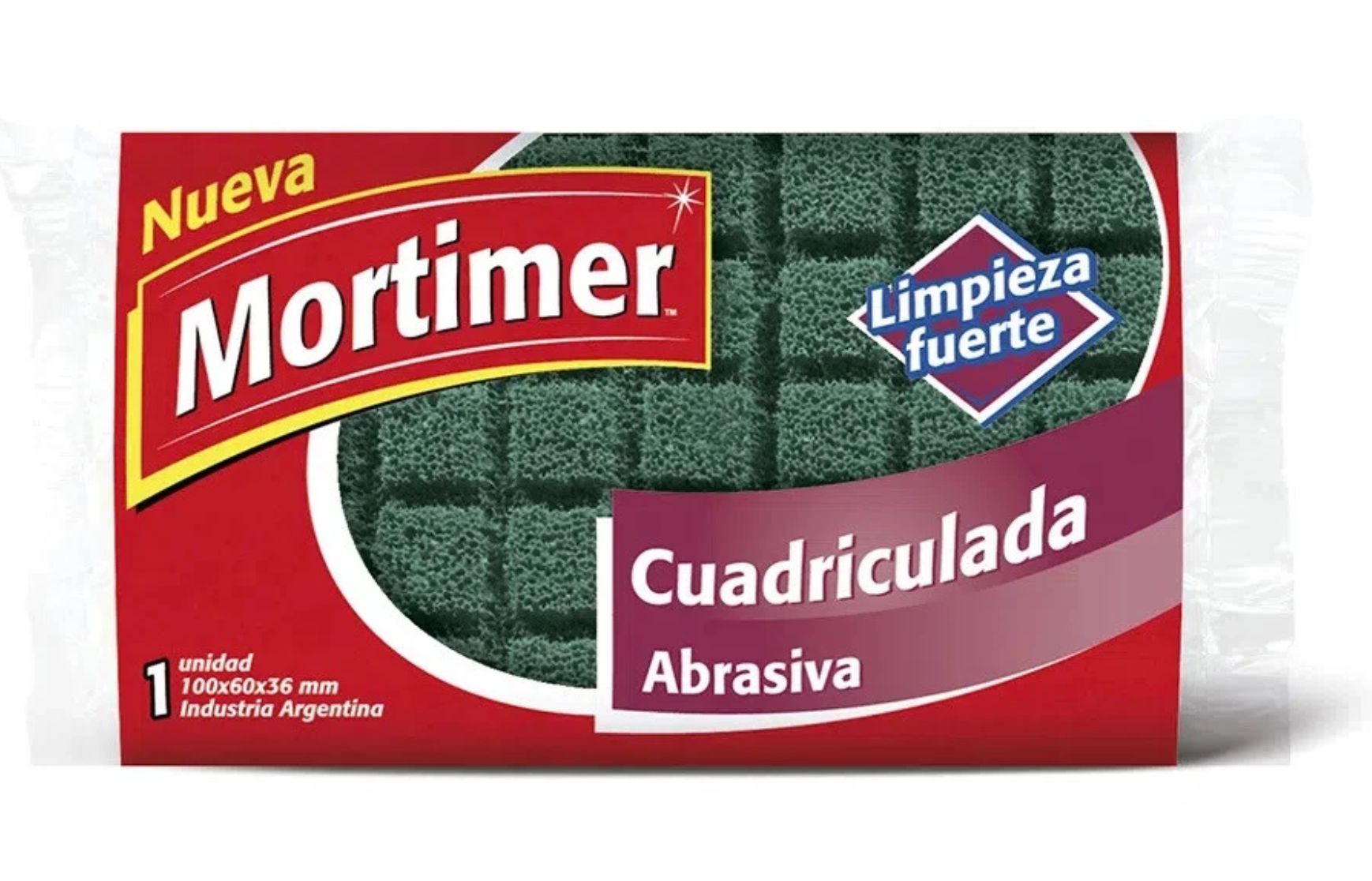 ESPONJA MORTIMER CUADRITOS ABRASIVA- Cofas