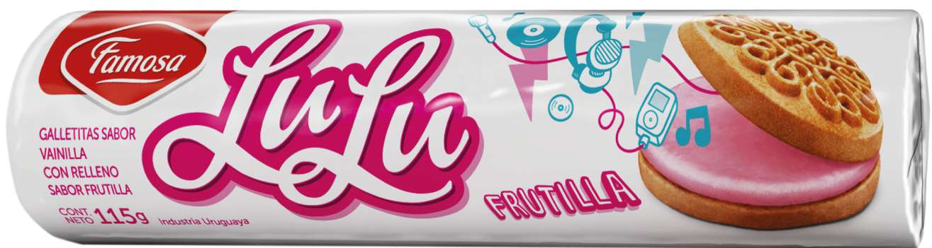 GALLETA LULU FRUTILLA 115GR FAMOSA - Cofas