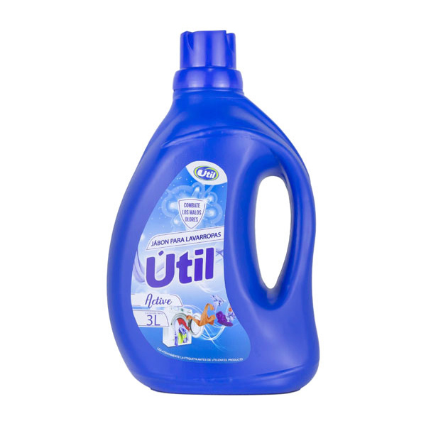 JABON LIQUIDO PARA ROPA ÚTIL 3 LTS. - Cofas