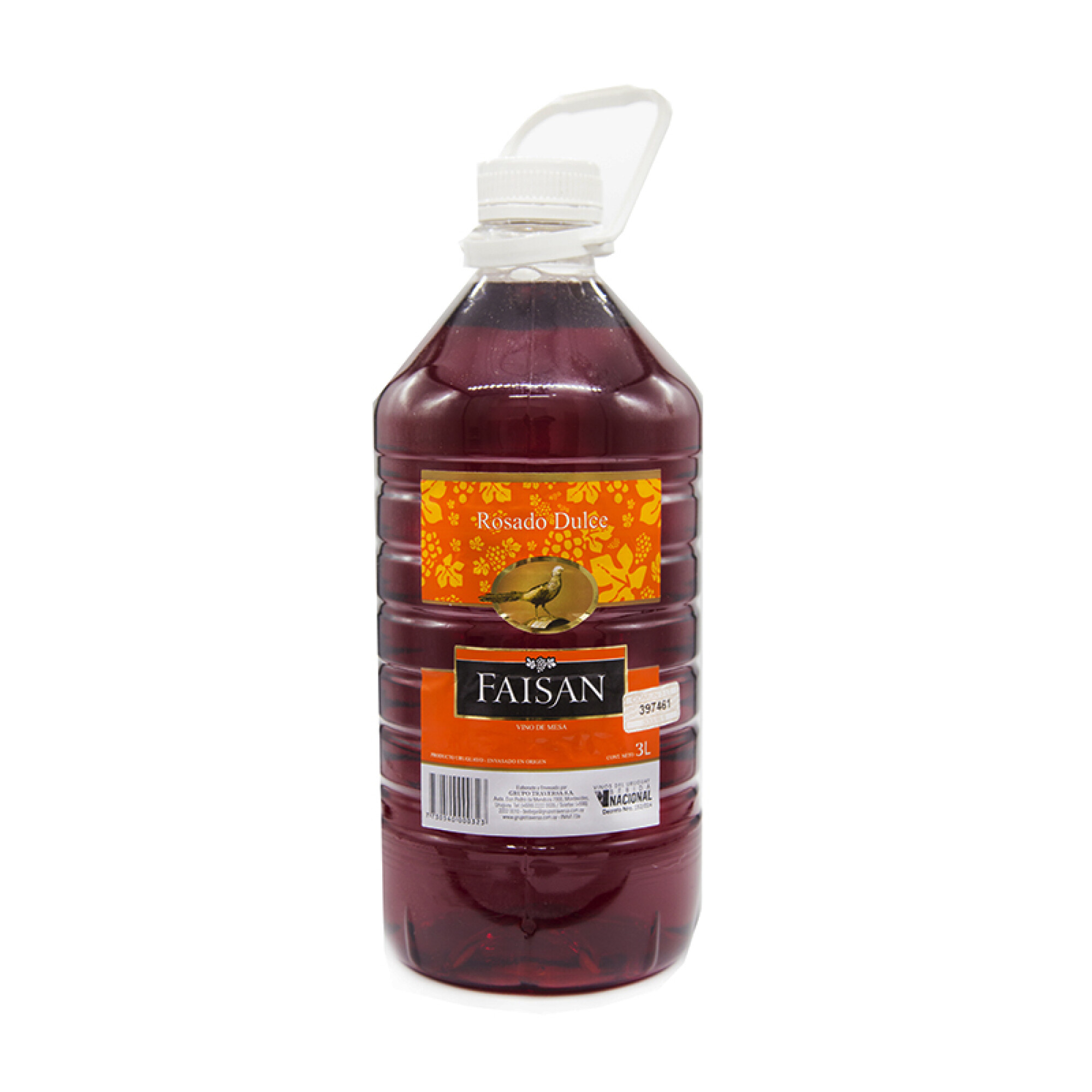 VINO FAISAN ROSADO DULCE 3 LT - Cofas