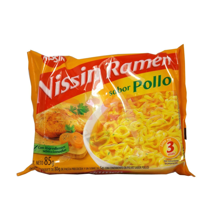 PASTA INSTANTÁNEA NISSIN RAMEN POLLO - Cofas