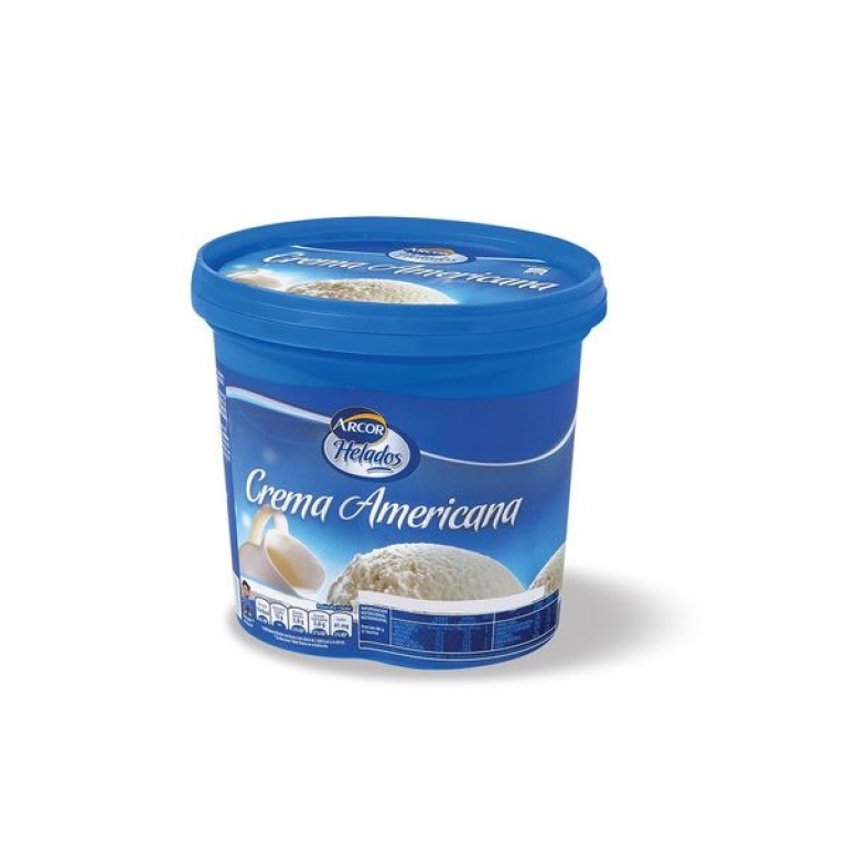HELADO ARCOR CREMA AMERICANA 900CC - Cofas